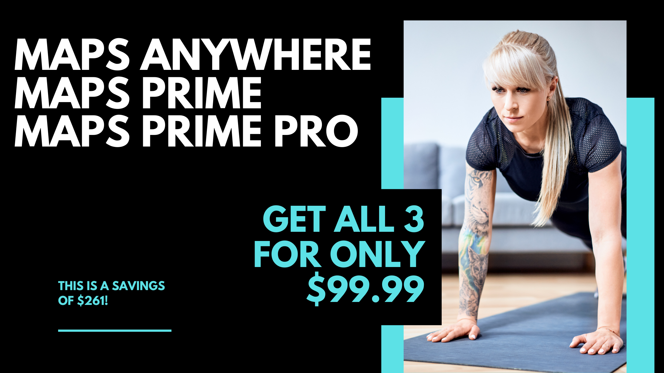 MAPS Anywhere, Prime, Prime Pro Special | MAPS Fitness Products